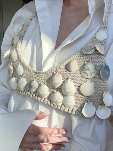 Scallop Shell Knit Bralette | Shell Collection