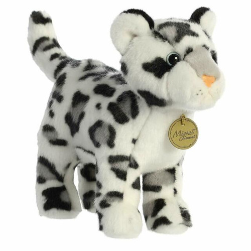 Miyoni 10" Plush Snow Leopard Cub | Snow Leopard Conservancy