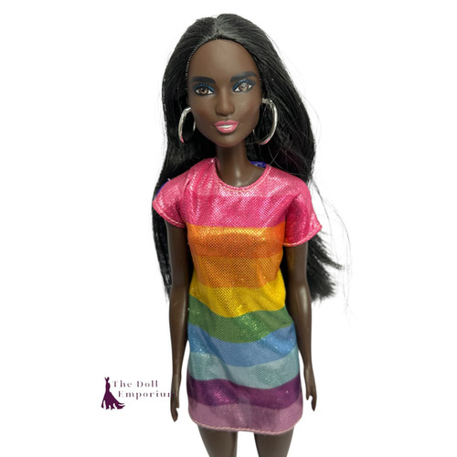 Barbie (2018) Fashionistas Doll - #90 'Rainbow Bright' Doll, #FJF50 ...