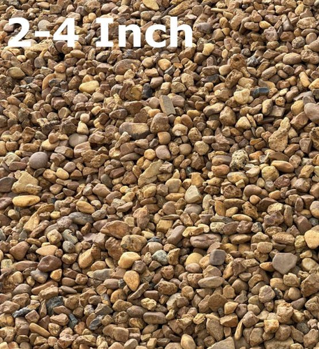 Alabama Brown River Rock (2-4") | Greenleaf Landscape
