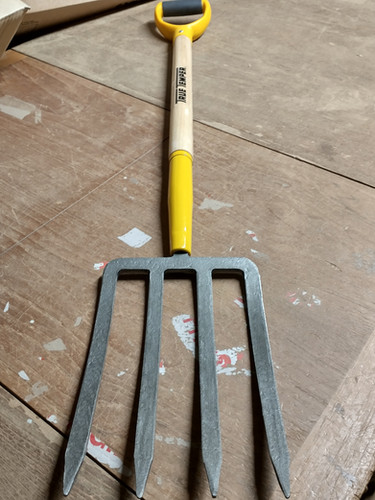 Lugworm / Sandworm Digging Fork wooden handle | Cornish Cabbage Plants ...