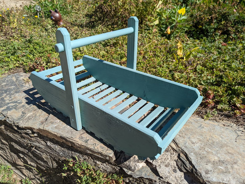 Traditional wooden handmade trug | Cornish Cabbage Plants | Buy ...