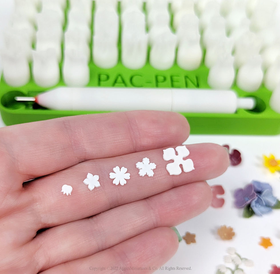No.49 Flowers PAC-PEN Micro Cutter Set | Agnes Horvath
