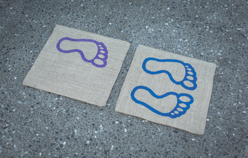 Hessian Footprint Mats | Twineworks