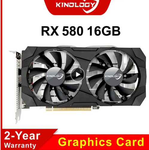 New Kinology RX 580 16GB 2048SP Graphics Card | Merlin Computer Solutions