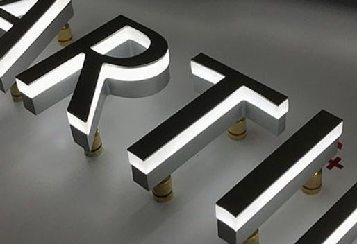 3d letter led