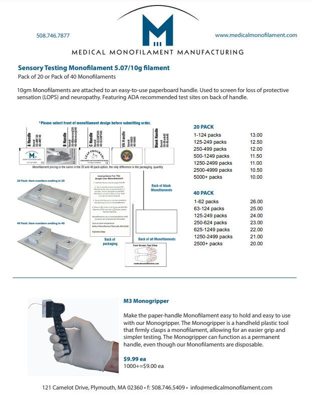 MONOFILAMENT TEST | Wounds Africa