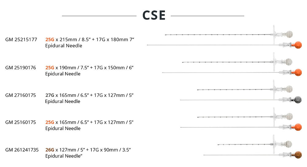 spinal needle length