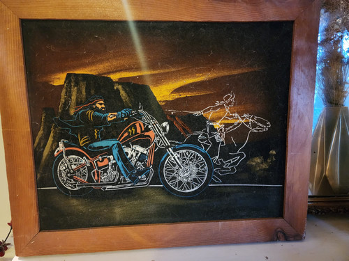 Velvet Ghost Cowboy & Chopper in the Desert | Rebel & Roots