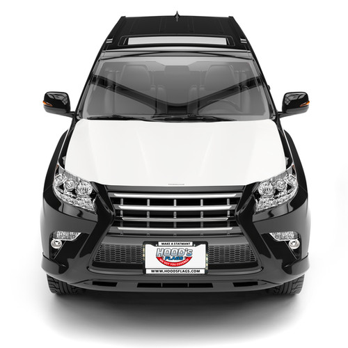 Plain White Fabric Hood Cover | HOOD's Flags