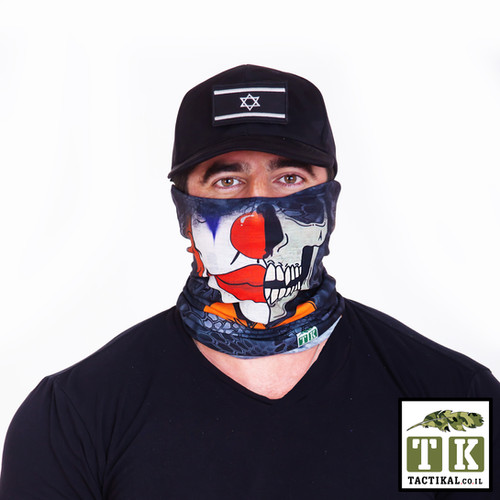 מגן טקטיקל בעיצוב חצי חצי' | טקטיקל דגלי ישראל למכסה מנוע