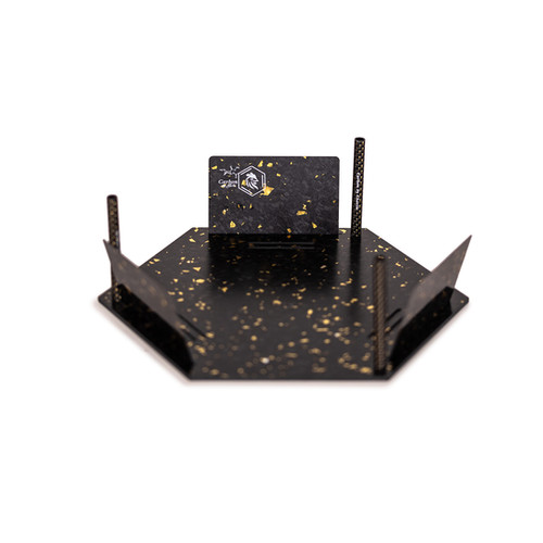 24K Gold Forged Carbon Fiber XL+Mini Plate and Card&straw Kit | Carbon ...