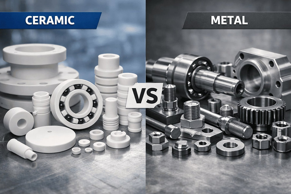 Ceramic vs Metal Components: Which Is Better for Industrial Applications?