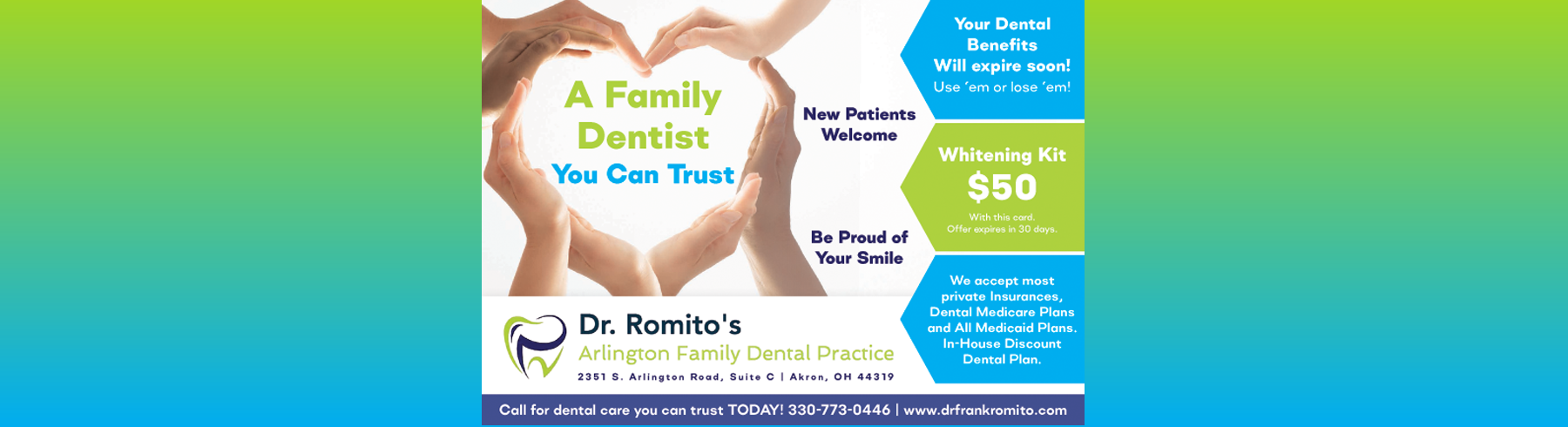 DR. ROMITO'S ARLINGTON FAMILY DENTAL PRACTICE, AKRON OHIO