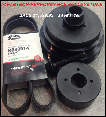 FTP 180 MM Pulley Kit | FABTECH-PERFORMANCE