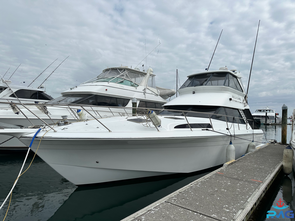 1996 Vindex 470 Sport Fisher | Twin Cat Diesel Engines & Timeless ...