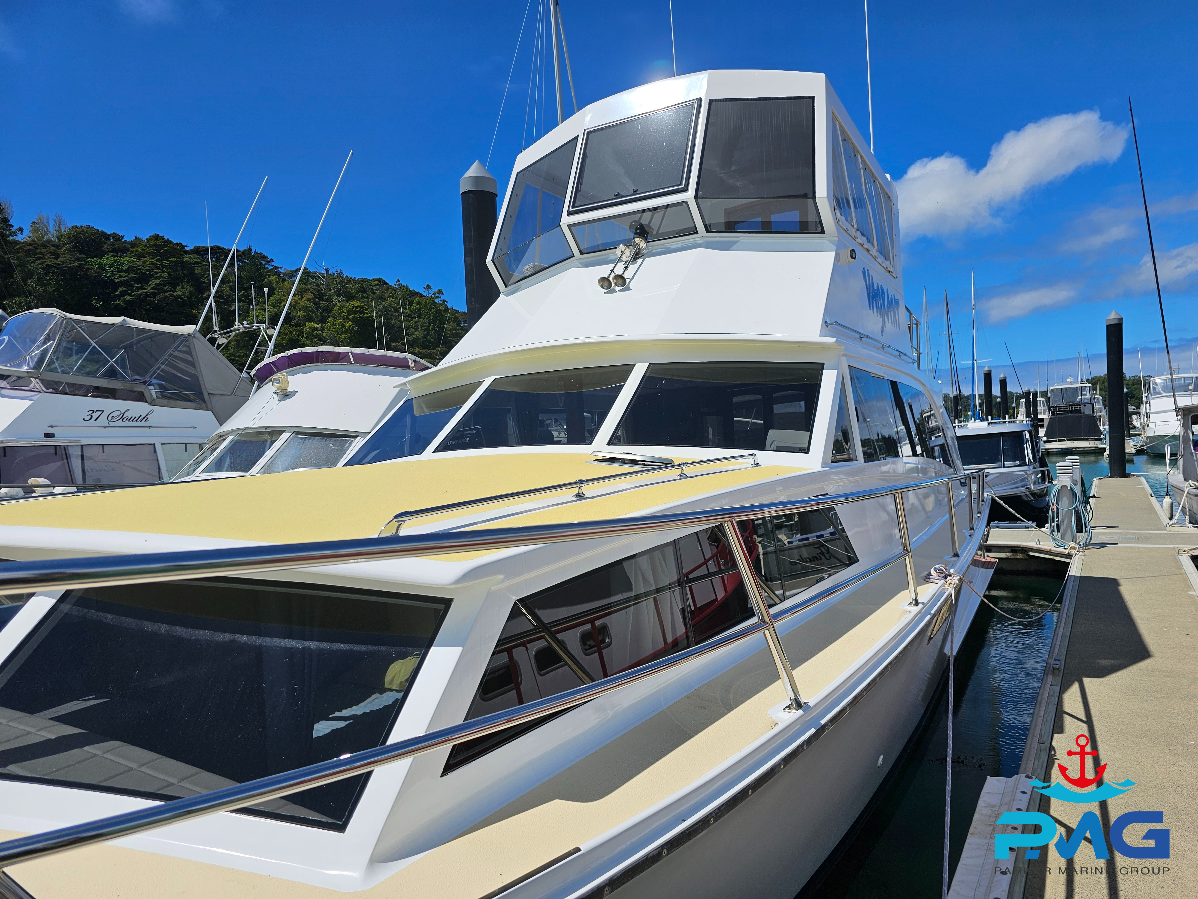 1978 Pelin Shikaree Vagrant Flybridge Launch | Available for Sale Tutukaka