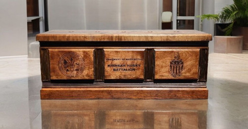 Full Custom Flag Stand | Base | Custom Design | Made out of wood ...