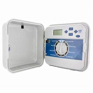 Hunter 4 station sprinkler controller ,220VAC input. | HHT