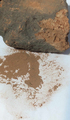 Finely ground Brick Dust for cleaning and polishing flintlocks