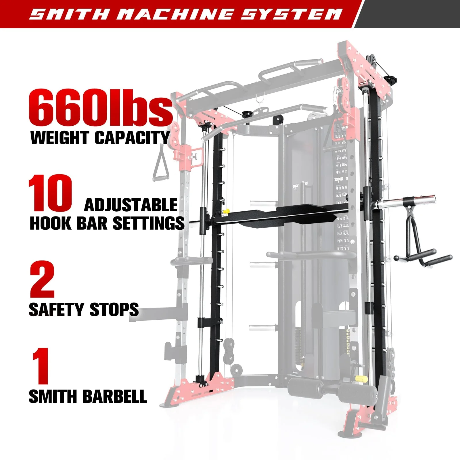 RitFit BPC05 Smith Machine Home Gym PackageA | Conspec Limited Berm