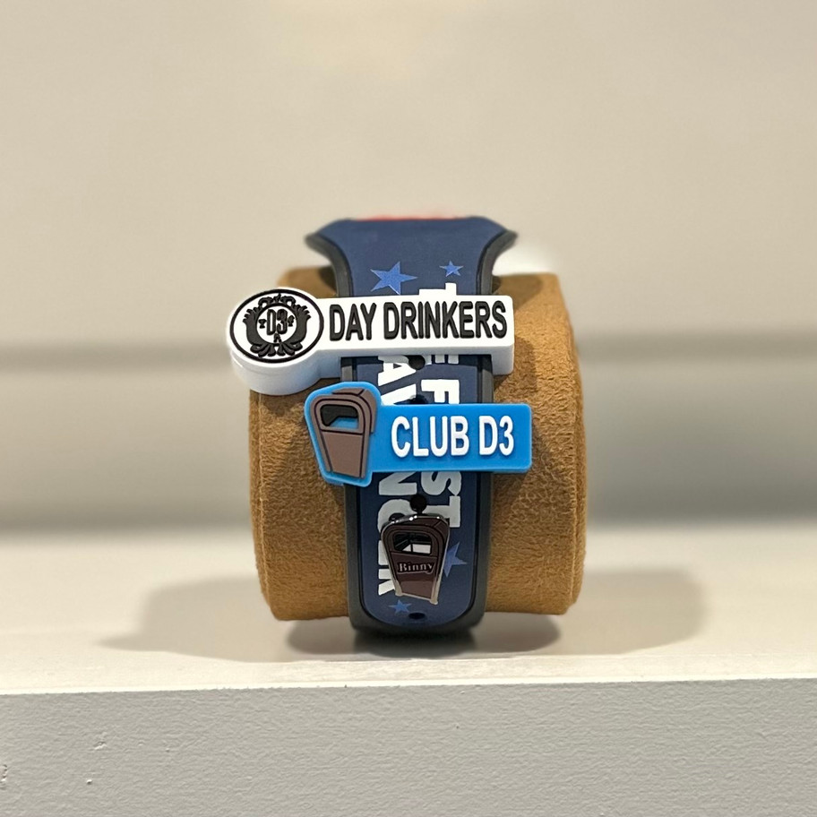 Club D3 Magic Band Slider White/Blue (4 Pack) - IN STOCK | Club D3