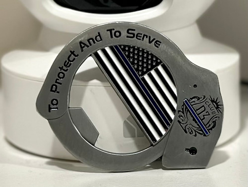 Thin Blue Line Club D3 Challenge Coin | Club D3