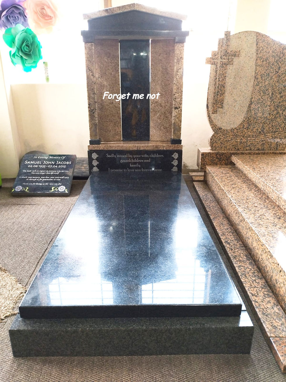 Beautiful Tombstone for Sale | Forget me not Tombstones