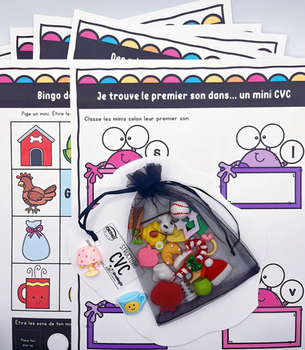 Structure CVC – Minis et fiches d’activités | Orthominis