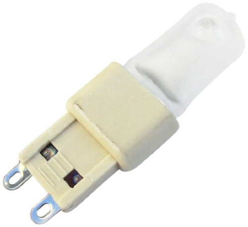 120V 25 Watts, Frosted JCD G9 + Ceramic Base Looped Pin Halogen Light ...