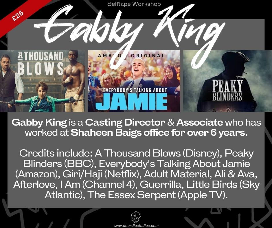 CASTING WORKSHOP with Gabby King. Scripts upon Booking! | Mysite
