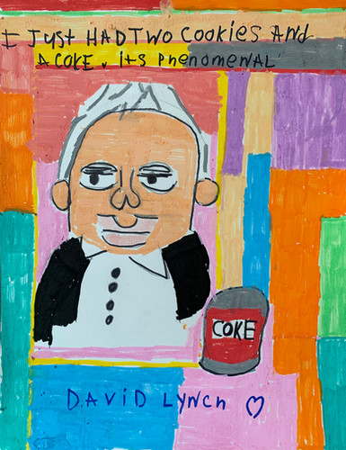 "David Lynch" by Rick Fleming Fine Art Print | sagestudioatx