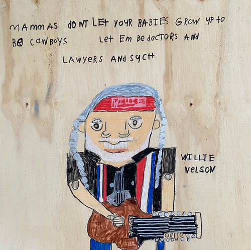 "Willie Nelson" by Rick Fleming Fine Art Print | sagestudioatx