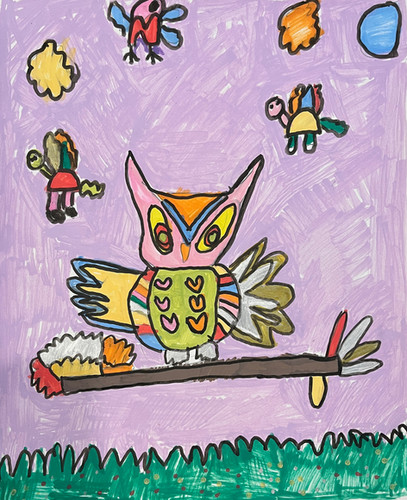 "Owl of the Night" by Emily Dodson | sagestudioatx