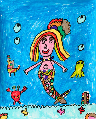 "Mermaid" by Emily Dodson Limited-Edition Print | sagestudioatx