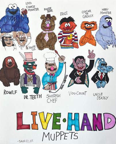 "Live Hand Muppets" by Sam Eiler | sagestudioatx