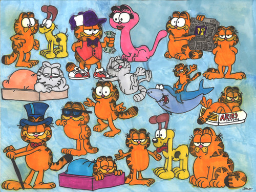 "Garfield and Friends" by Allen Yu (Center for Creative Works) | sagestudioatx