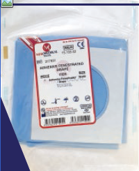 Adhesive Fenestrated Drape | Dispomed Medical