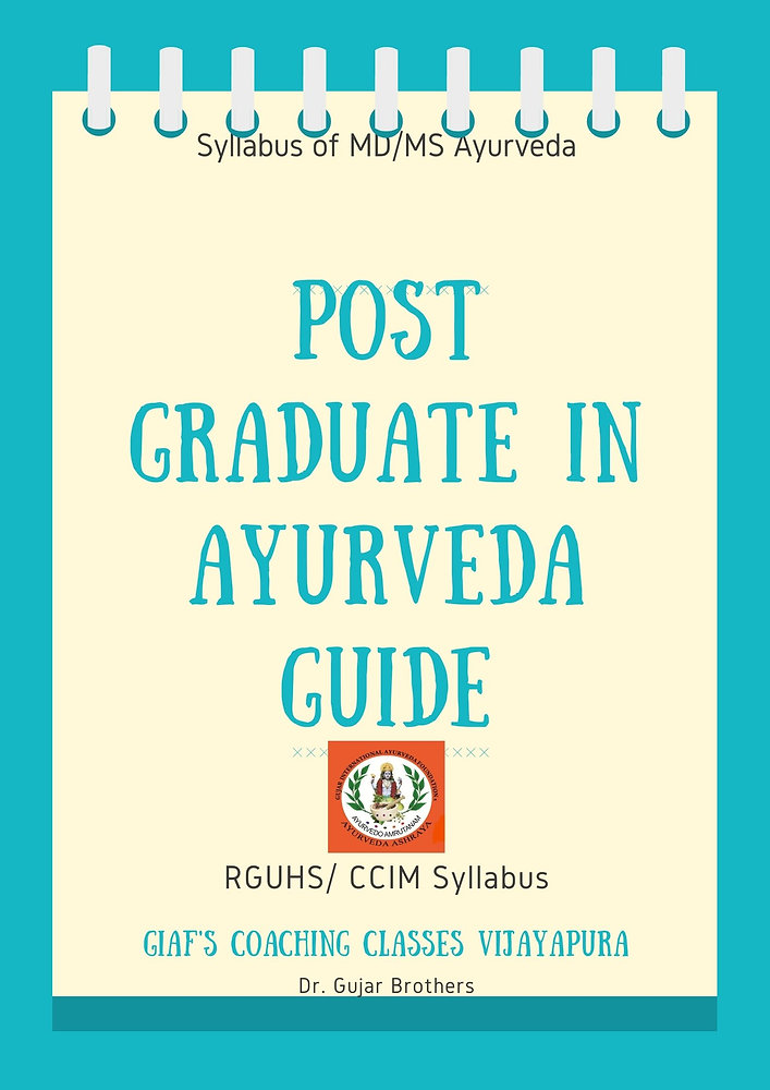SHALYATANTRA 2ND AND FINAL YEAR MS SHALYA SAMANYA CCIM RGUHS SYLLABUS SHALYATANTRA 2ND AND FINAL YEAR MS SHALYA SAMANYA CCIM RGUHS SYLLABUS
