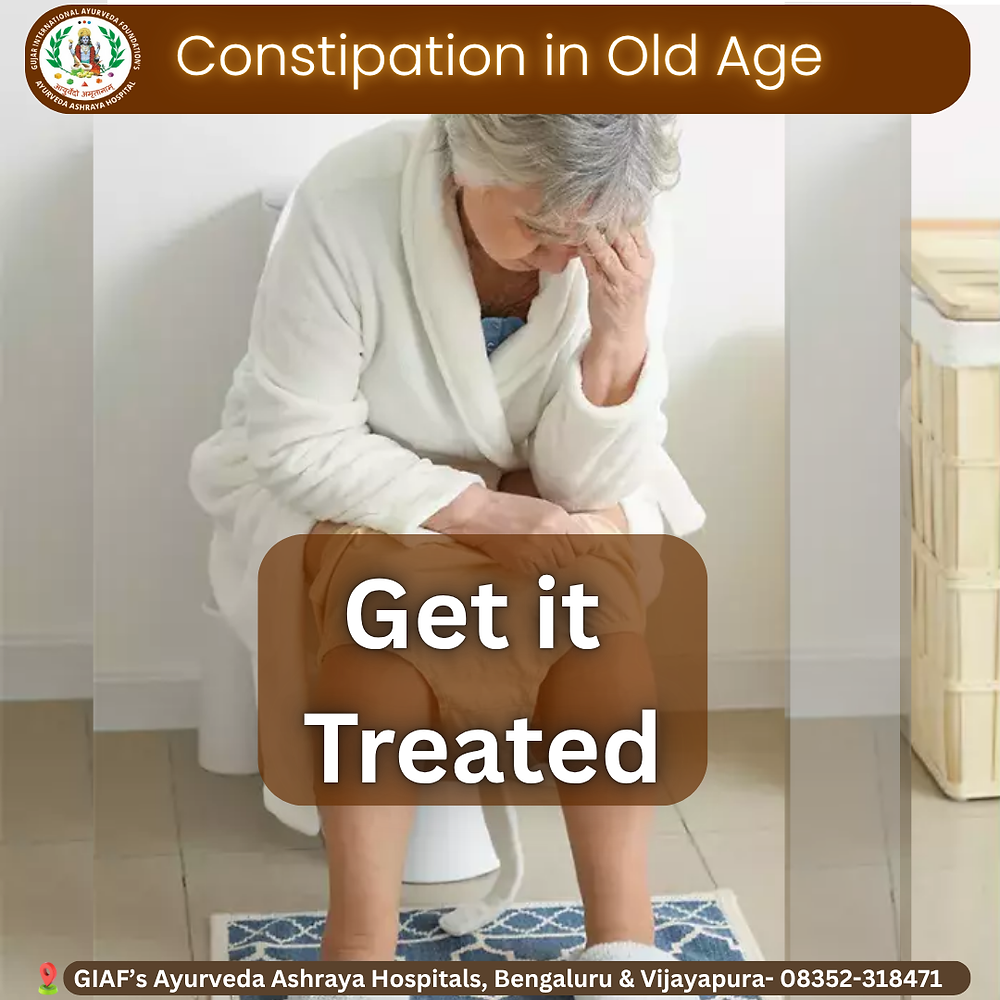 🚽 Constipation in Old Age