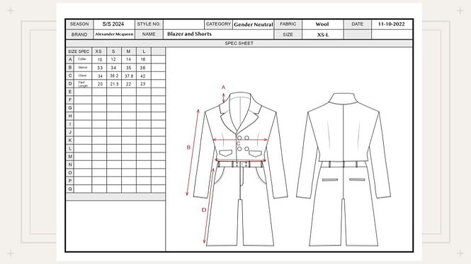 SPEC/COST SHEET | Geordendesigns