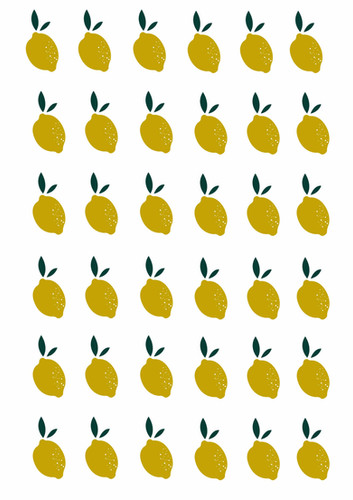Stickers muraux Citron | poussieredesrues