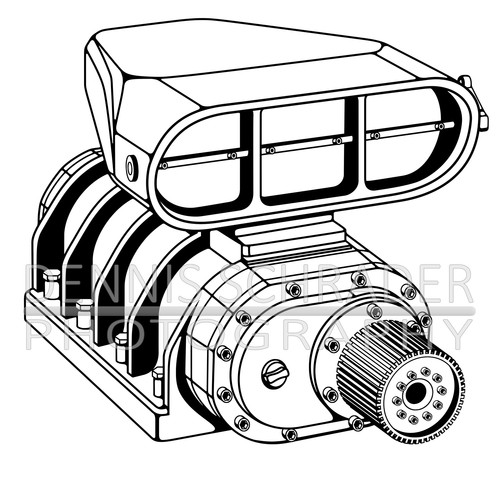 Supercharger Roots Blower Graphic Digital Download Car Illustration svg ...