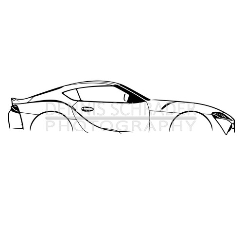 Toyota Supra 2020 Licensed Digital Download svg Vector | Fastlane ...