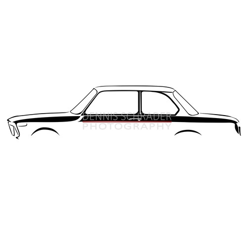 BMW 2002 Digital Download Car Illustration svg Vector | Fastlane Photoworks