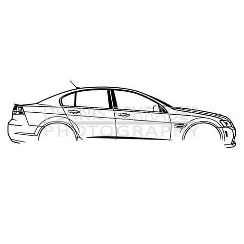 Pontiac G8 2009 Digital Download Car Illustration svg Vector | Fastlane ...