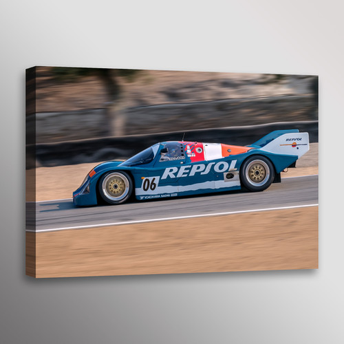 1988 Porsche 962 Repsol Racing IMSA Racecar Canvas Print Wall Art ...