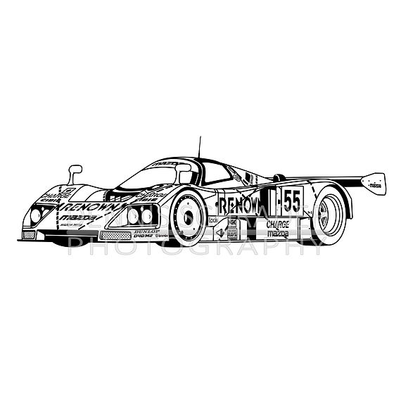 mazda coloring sheet