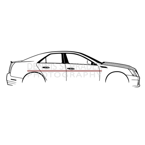 Cadillac CTS-V 2012 Digital Download Car Illustration svg Vector ...