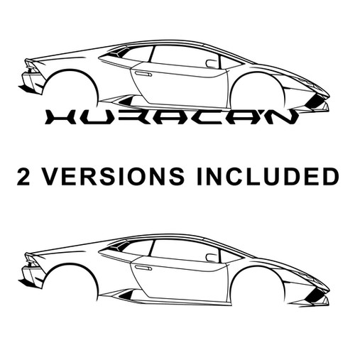 Lamborghini Huracan Digital Download Car Illustration svg Vector ...